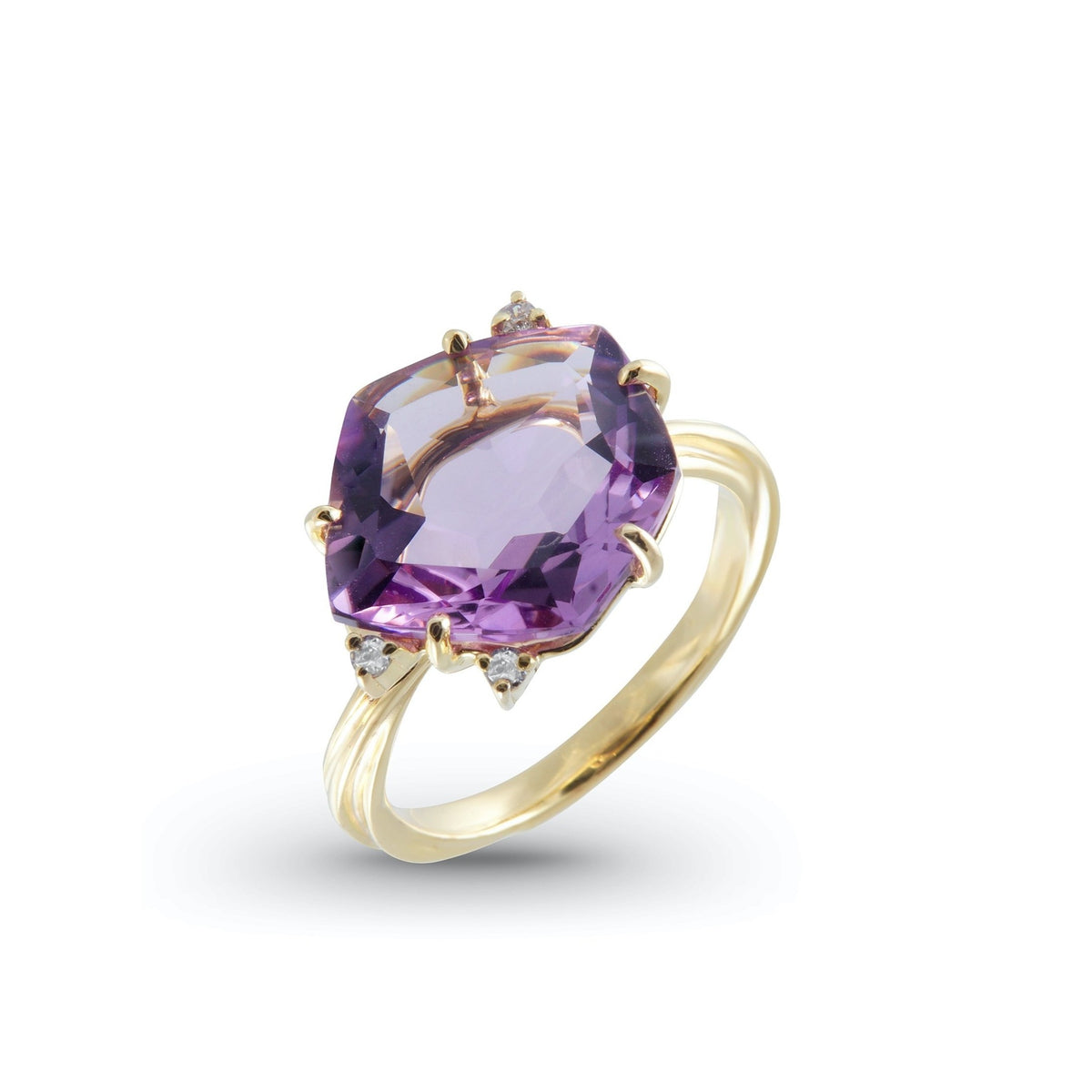 18K AMORFUS RING (0826) - Amethyst / YG – VIANNABRASIL